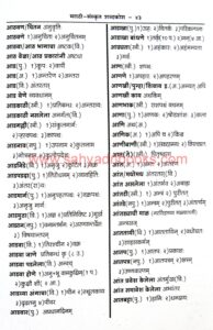 Marathi Sanskrit Shabdkosh - मराठी संस्कृत शब्दकोश - Sahyadri Books ...